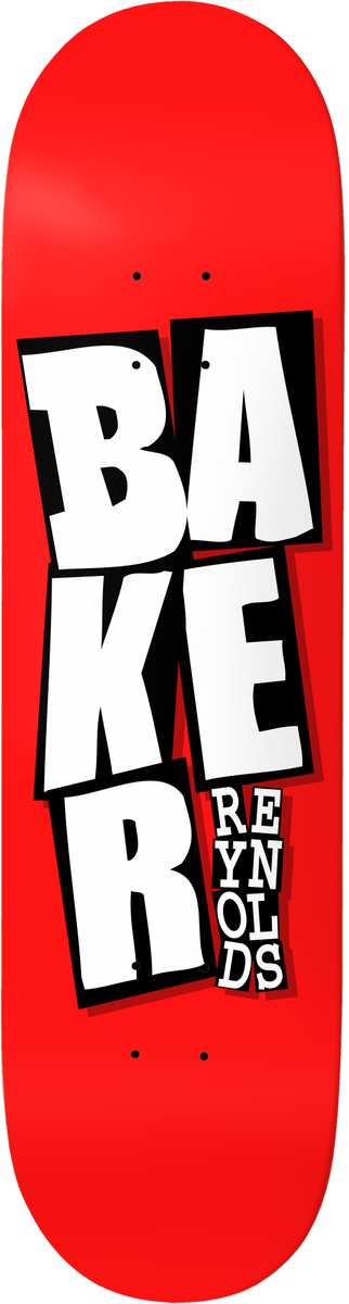 Reynolds Stacked Name Red B2 Deck